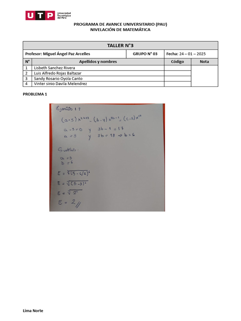 Taller 3 - Editado | PDF