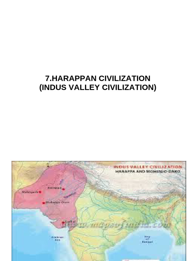 7.harappan Civilization | PDF