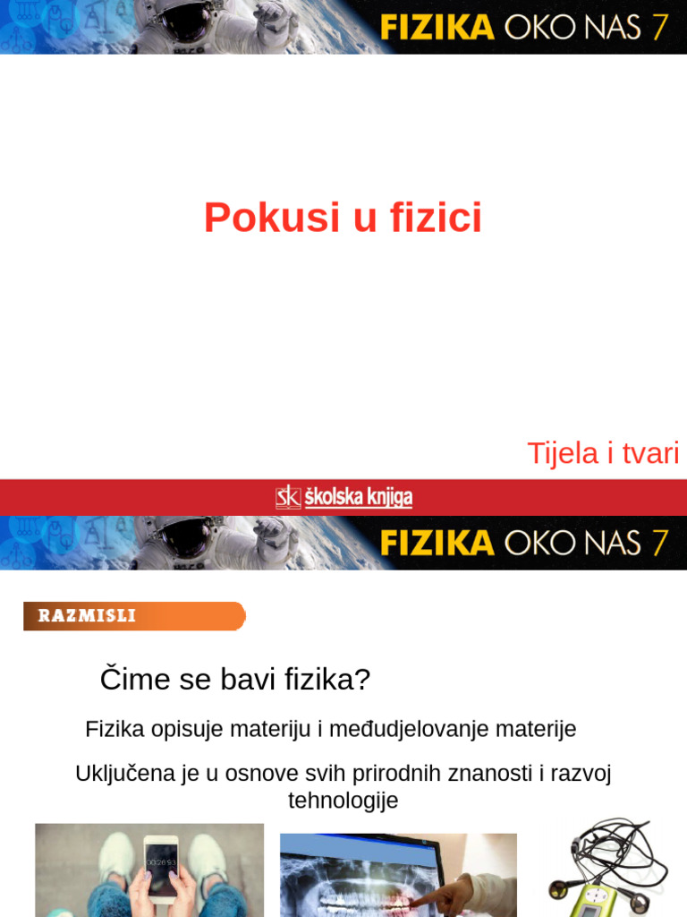 SK - 01. Pokusi U Fizici | PDF