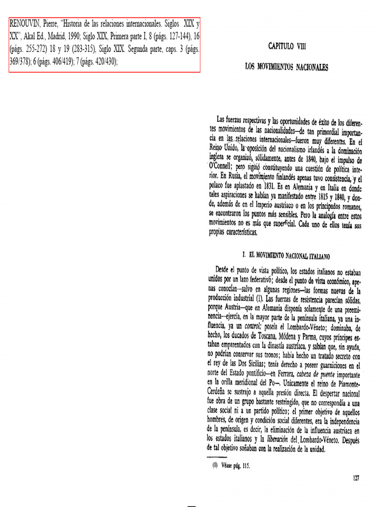 U6. Renouvin, Pierre (1982) - Hist de Las Rrii Siglos XIX y XX (XIX 1º,cap. 8, 16,18-19 XIX 2º ...