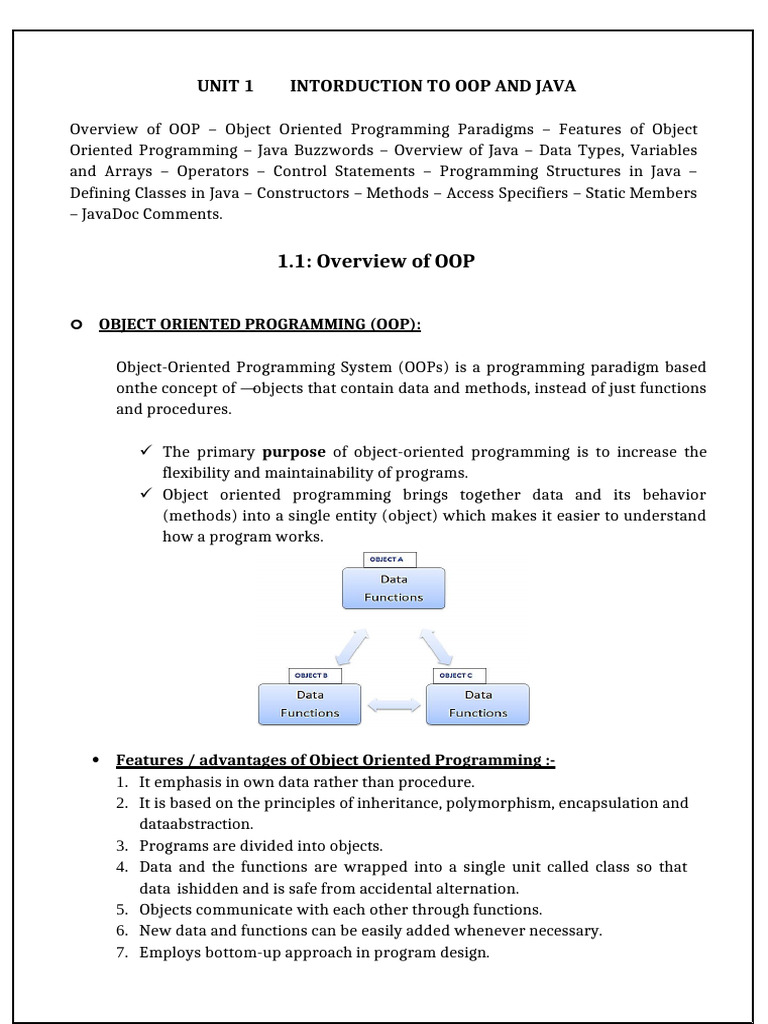 Oops | PDF | Object Oriented Programming | Method (Computer Programming)
