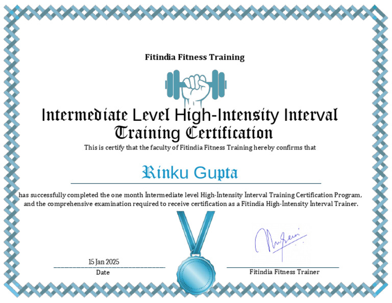 High-Intensity Interval Training Certification (1) (1) | PDF