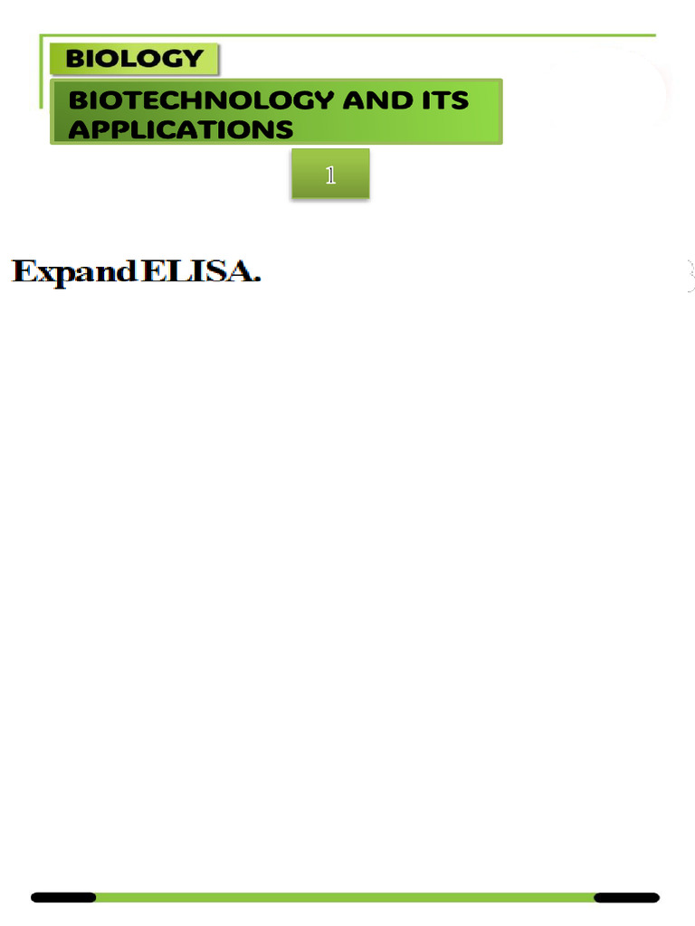 Biotechnology Applications Overview | PDF