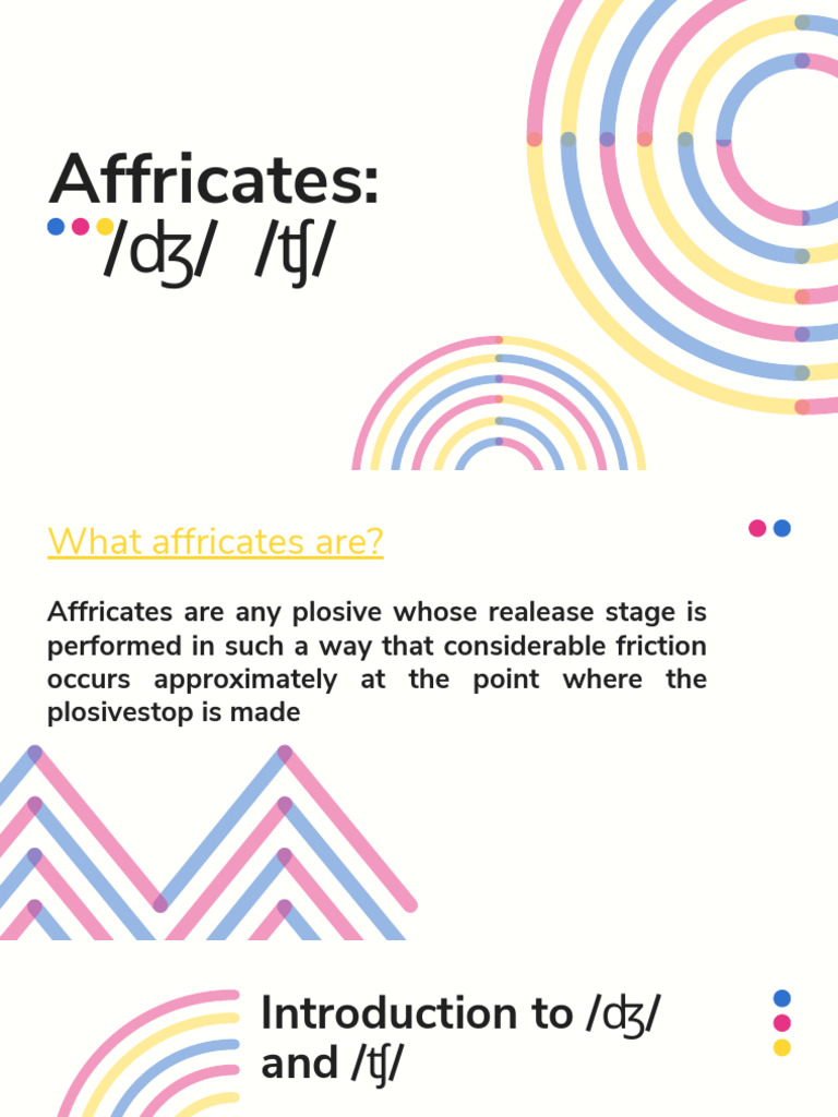 Affricates ʤ ʧ | PDF | Phonetics | Phonology