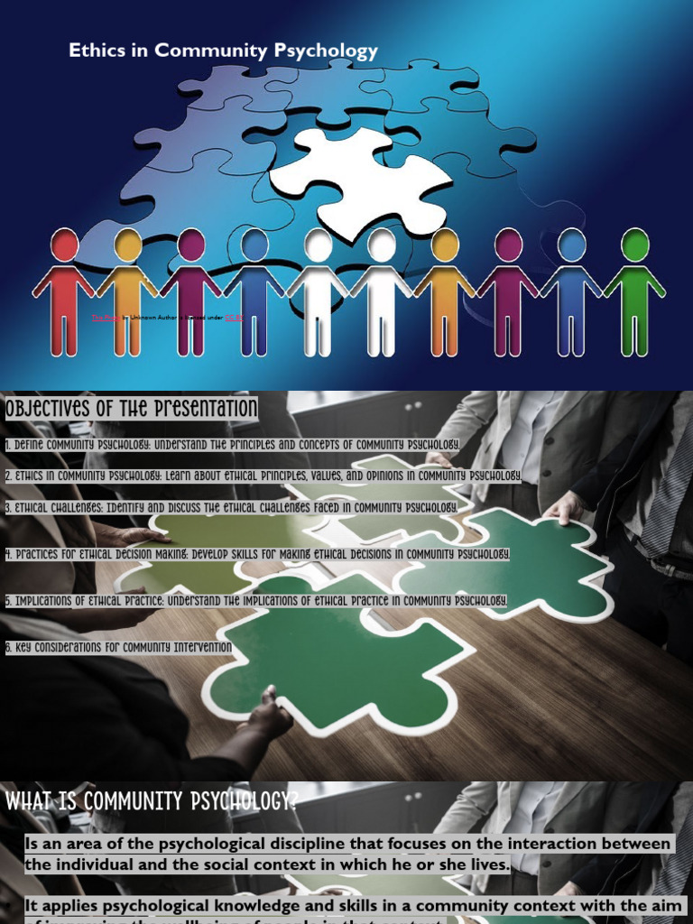 Ethics in Community Psychology Explained | PDF | Psychology | Community