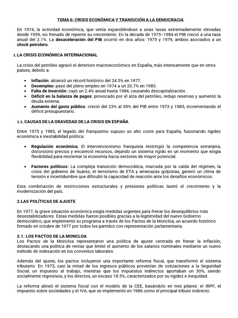 Tema 6 Hee | PDF | España | Impuestos