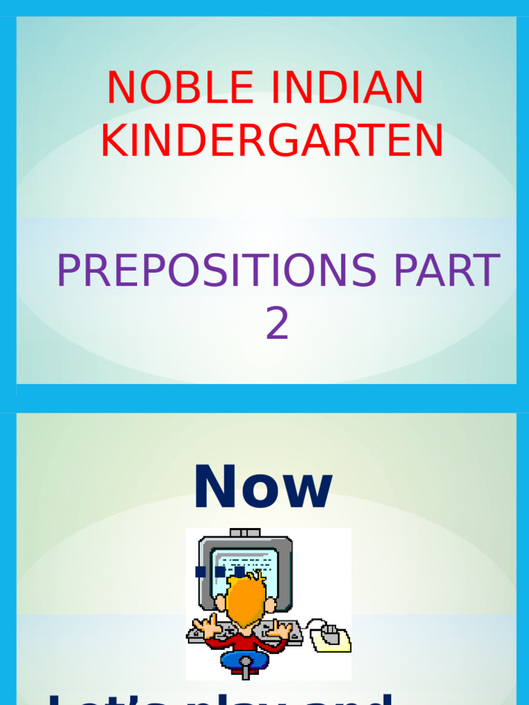Prepositions 2 | PDF
