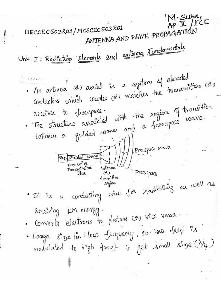 Unit 1 Handwritten Notes | PDF
