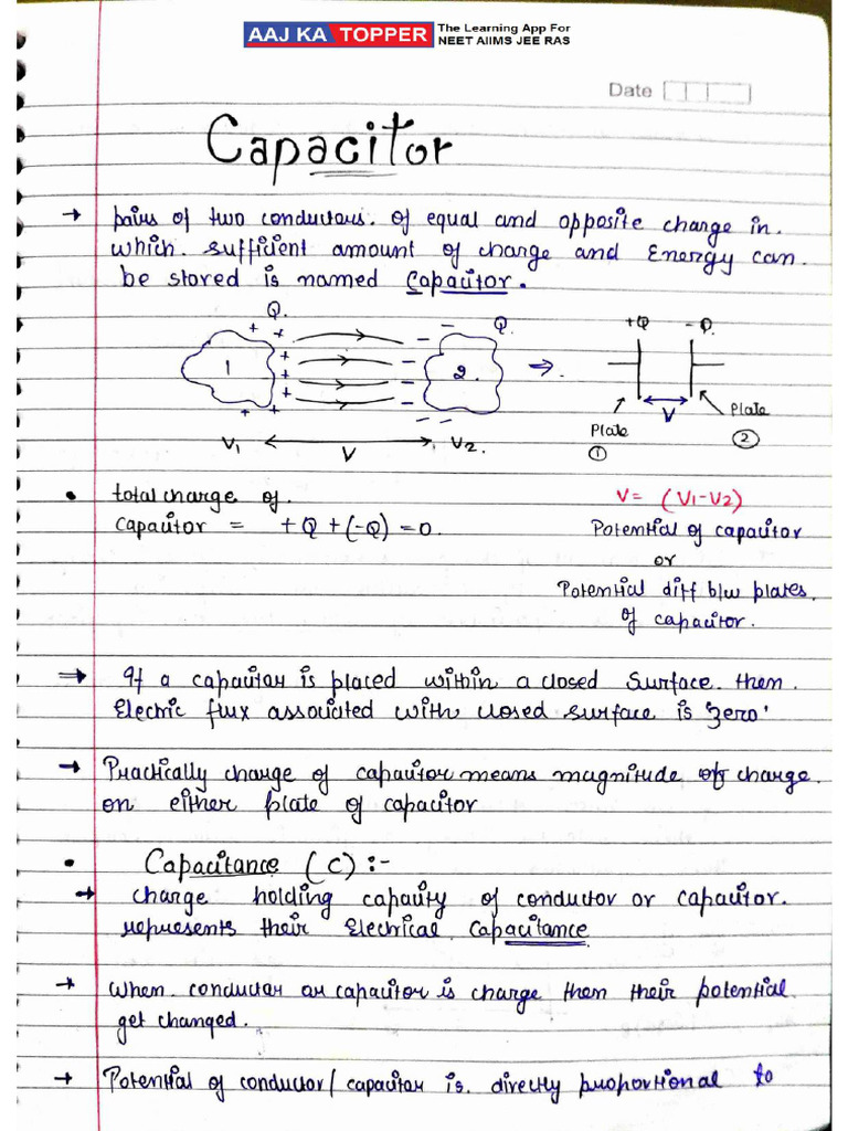 Capacitor | PDF