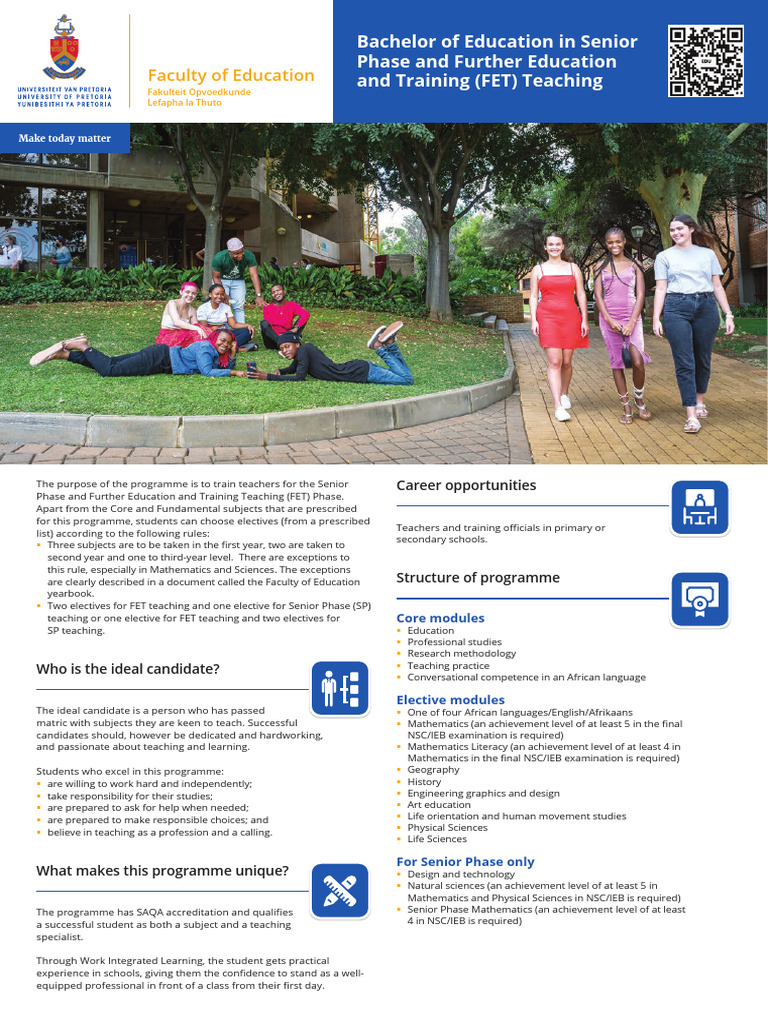 Up - Education 2025 - Infographic - Bachelor of Education in Senior ...