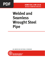 Asme B36.10-2022 | PDF | Pipe (Fluid Conveyance) | Mechanical Engineering
