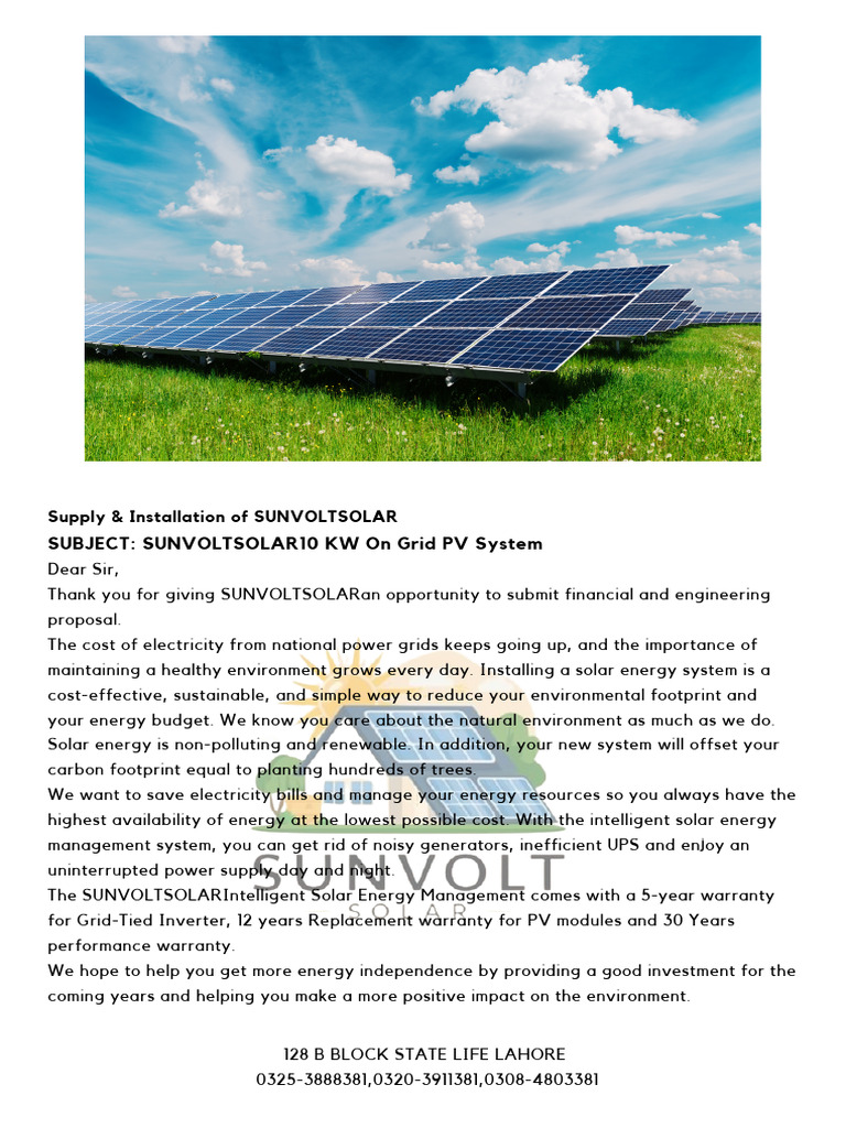 30 KW Ongrid 10 KW Hib - 20240815 - 153749 - 0000 | PDF | Solar Power ...