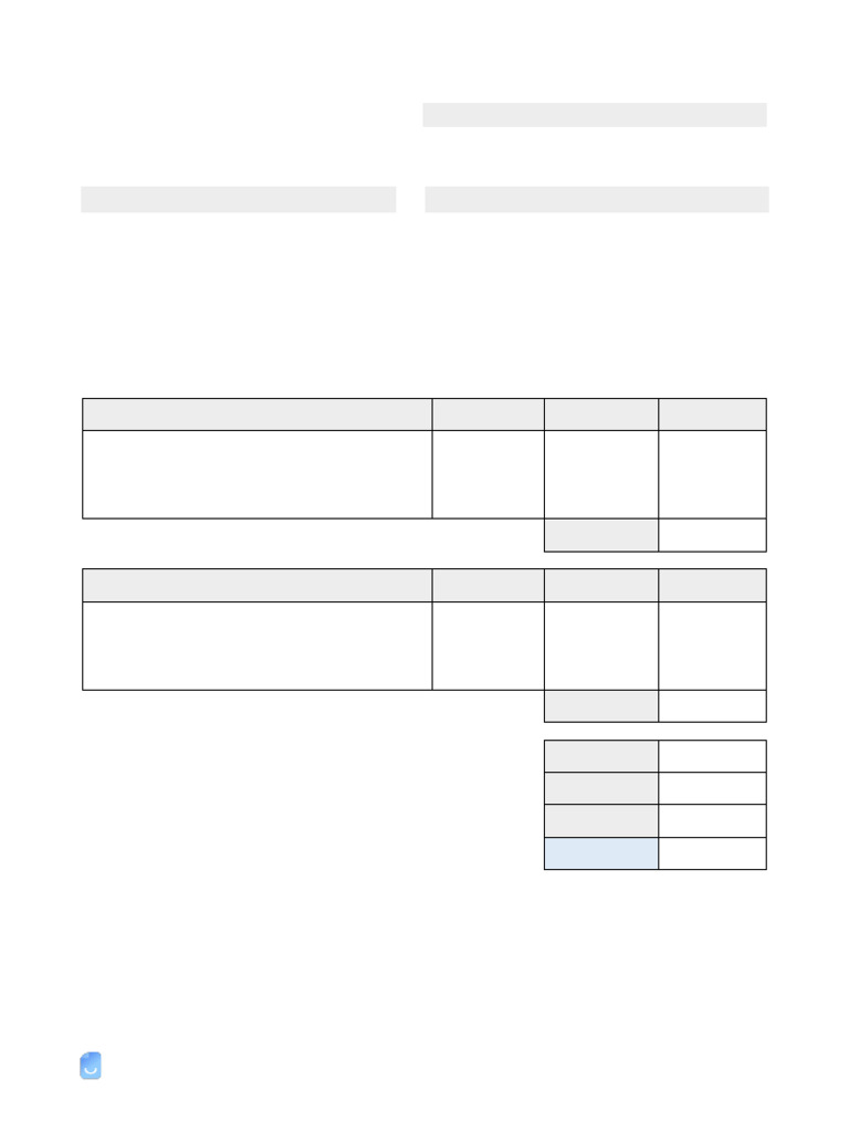 Garage Door Repair Invoice Template | PDF