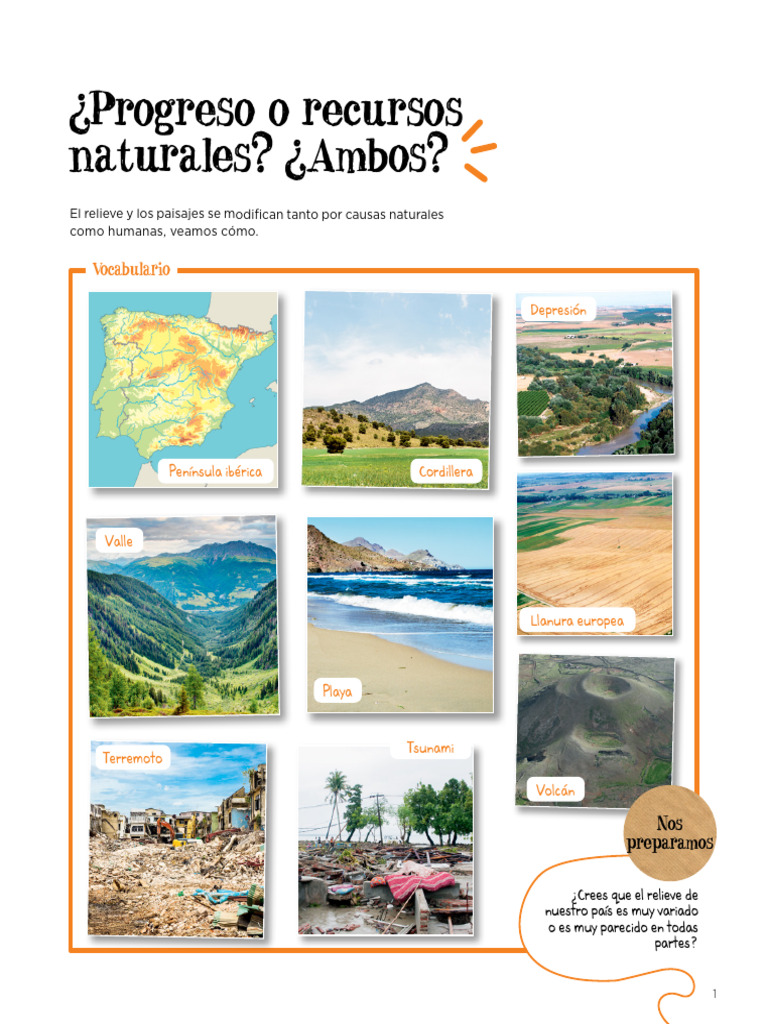 Relieve y paisajes de España | PDF | Temblores | Tsunami