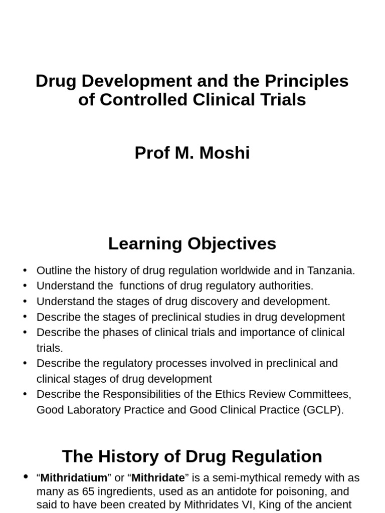 Principles of Drug Development and Ethics | PDF | Pharmacology | Drug ...