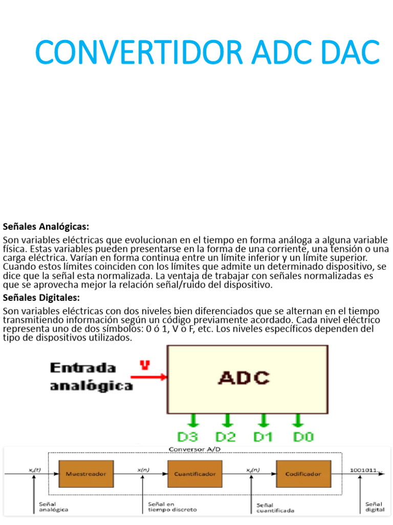 Convertidores ADC y DAC en Arduino | PDF | Convertidor digital a ...