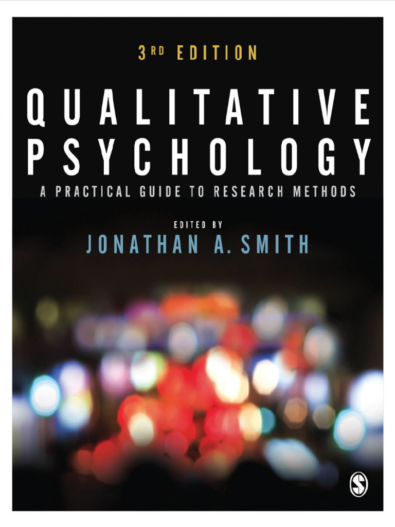 Smith 3ed Qualitative Psychology | PDF | Qualitative Research | Experience
