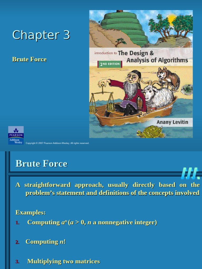 chapter 3 brute force (1) | PDF | Multiplication | Algorithms And Data Structures