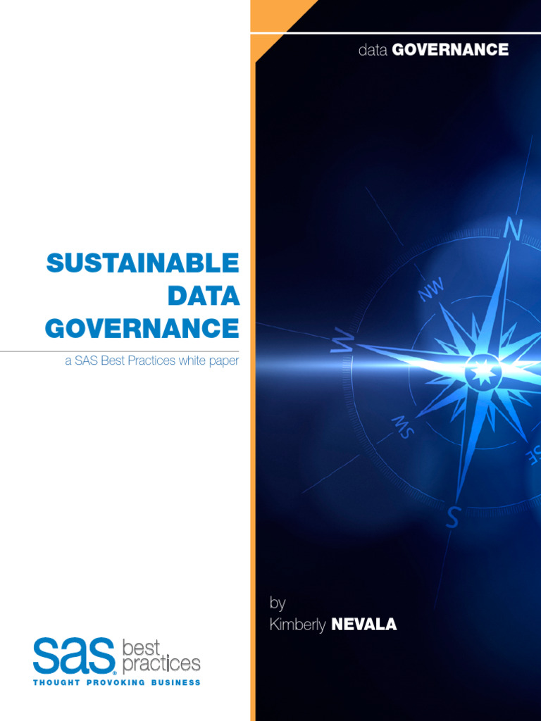 Sustainable-data-governance (SAS) | PDF | Sustainability | Governance