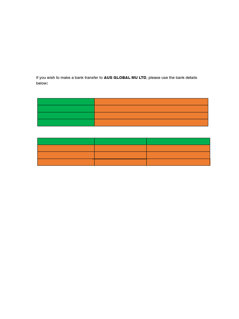 Aus Mashreq Bank | PDF