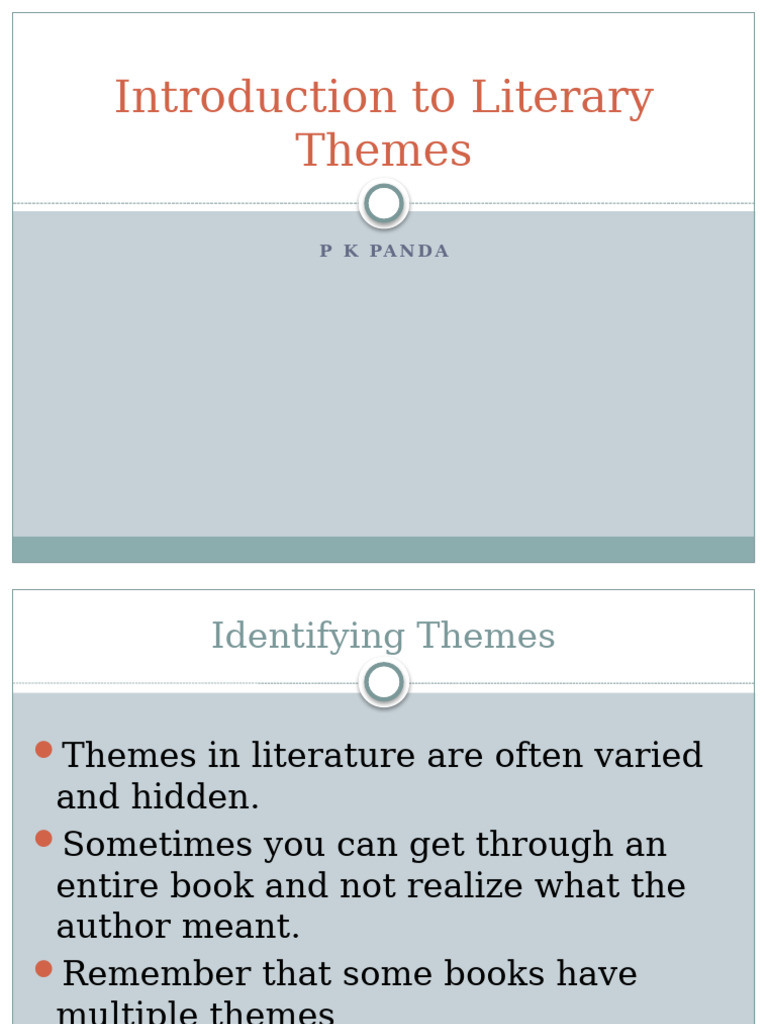 8 Themes in Literature | PDF | Revenge | Courage