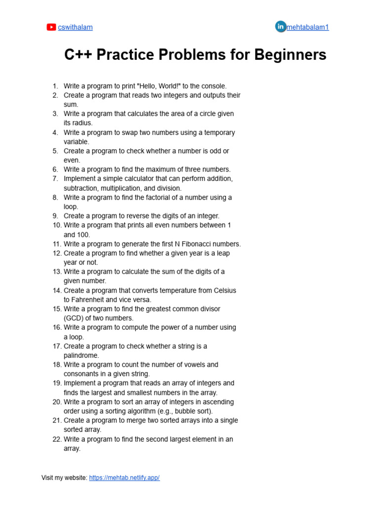 practice 1 | PDF | Theoretical Computer Science | Computer Programming