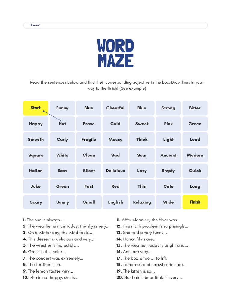 Word Maze | PDF
