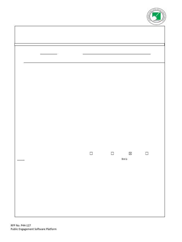 Attachment E Proposal Declaration | PDF | Offer And Acceptance | Legal ...