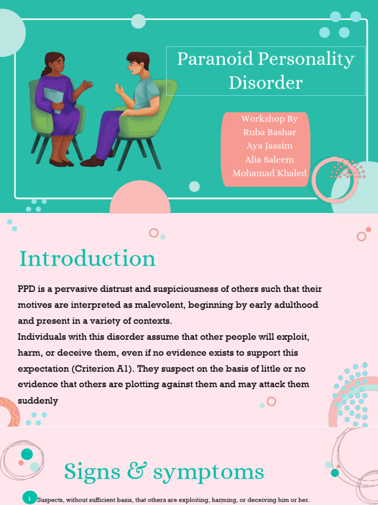 Overview of Paranoid Personality Disorder | PDF | Mental Disorder ...