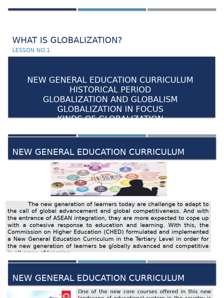 Lesson 1 What Is Globalization | PDF | Liberal Arts Education