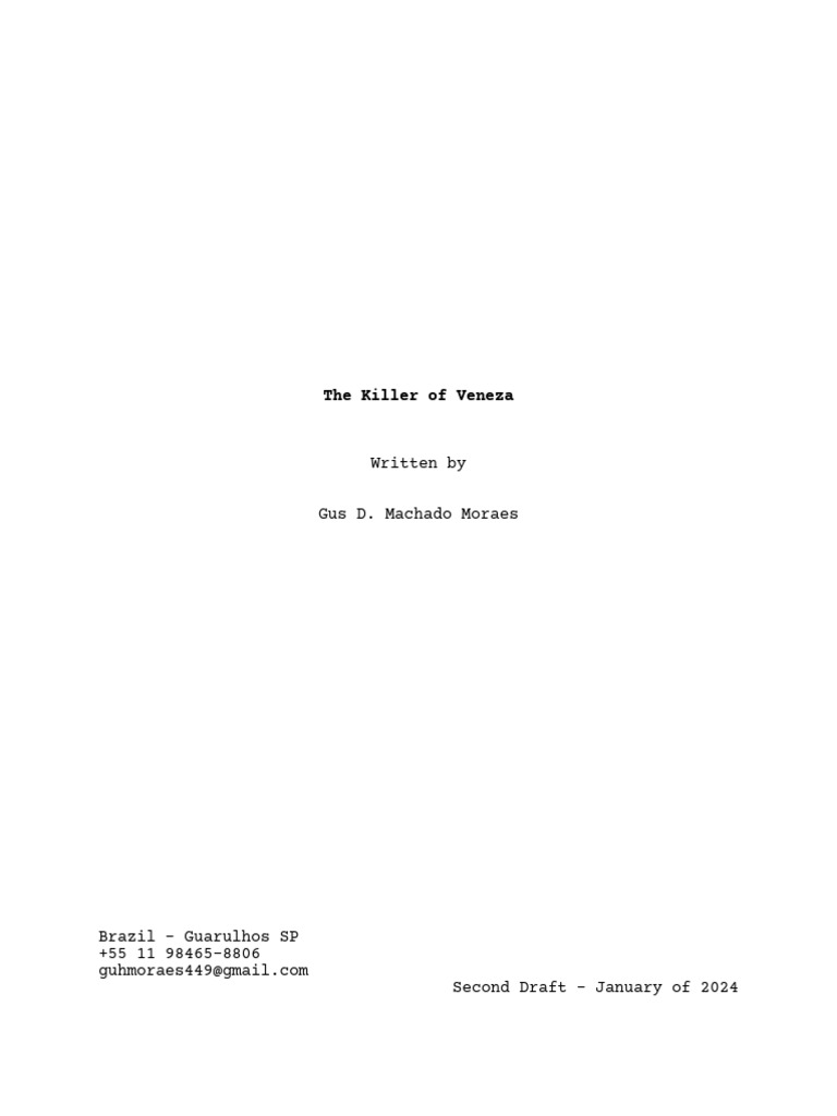 The Killer of Veneza (Untitled) | PDF
