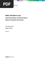 2025 MAP Growth Norms Quick Reference NWEA Onesheet 1 | PDF | Standard ...