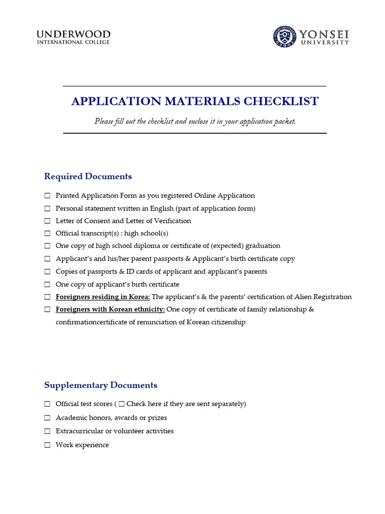 2025 Fall UIC Application Form | PDF | Birth Certificate | Sat