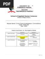 UKZN Criminology Honours Admission Guide | PDF | Academic Degree ...