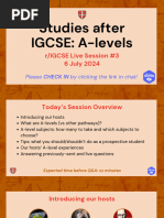 O Level Subjects Overview | PDF | Qualifications | Student Assessment ...