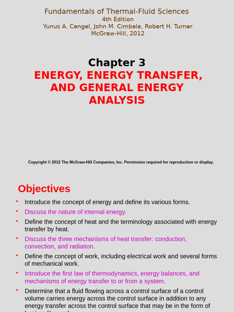 FTFS 4e Chap03 Lecture-Topic 3 | PDF | Heat | Heat Transfer