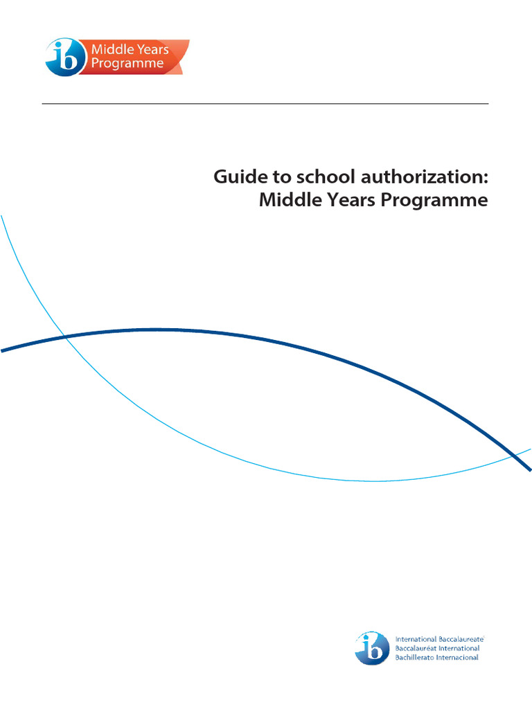 MYP School Authorization Guide | PDF