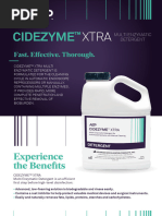 Cidezyme Detergent | PDF | Detergent | Enzyme