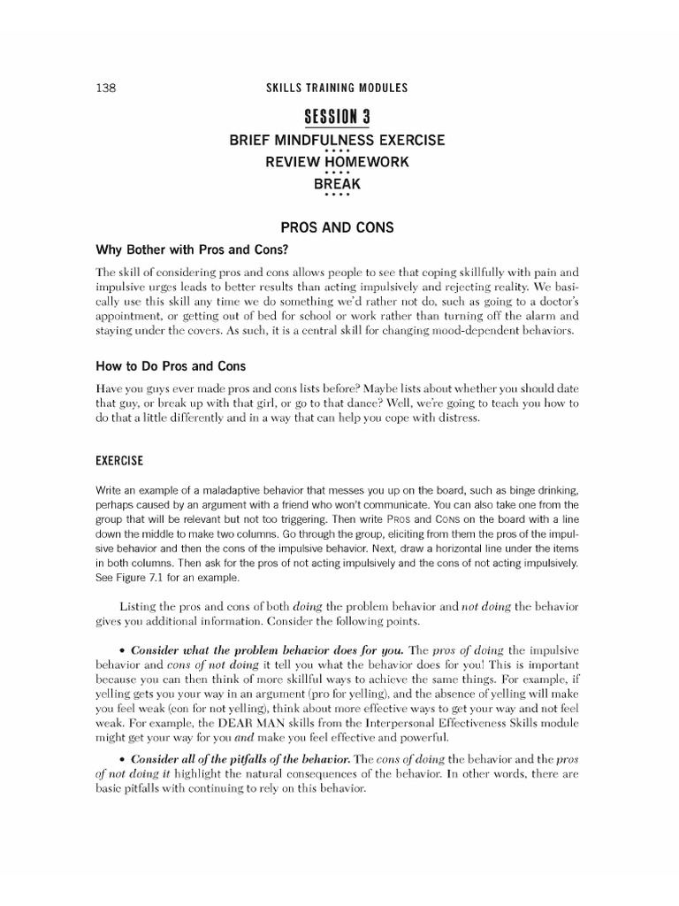 Pros and Cons Worksheet | PDF