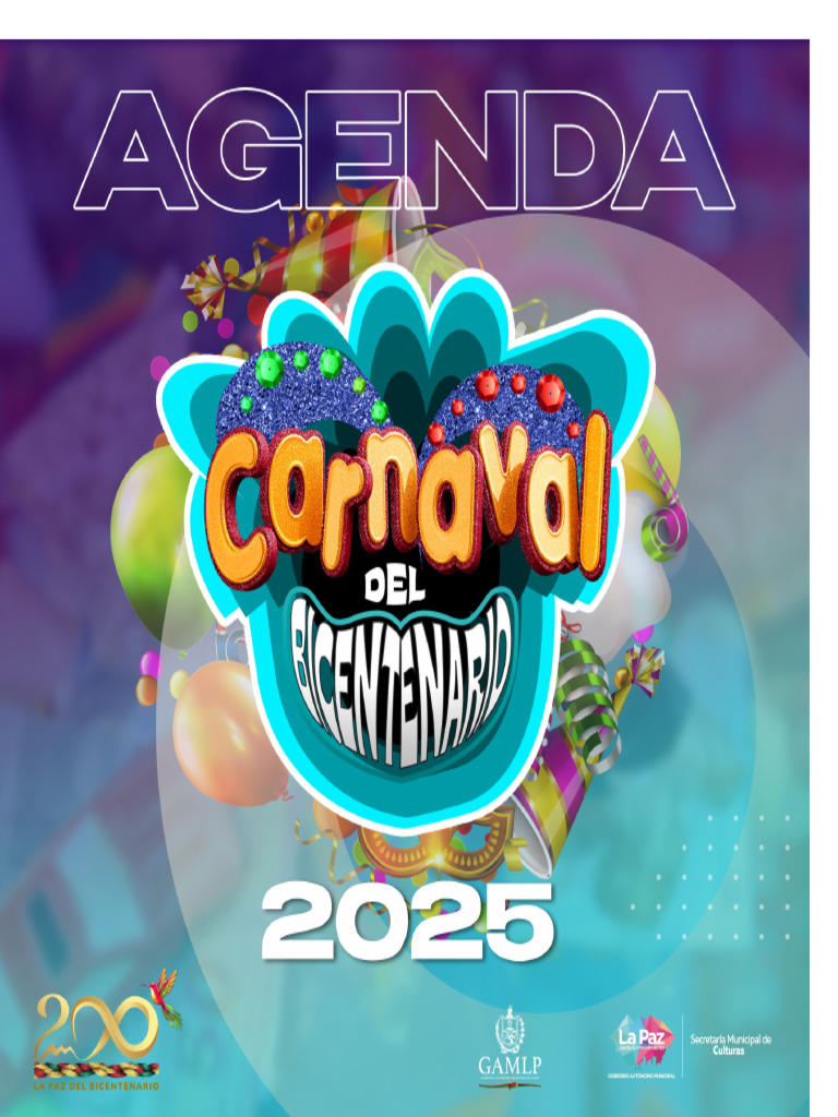 Agenda Carnaval Del Bicentenario | PDF