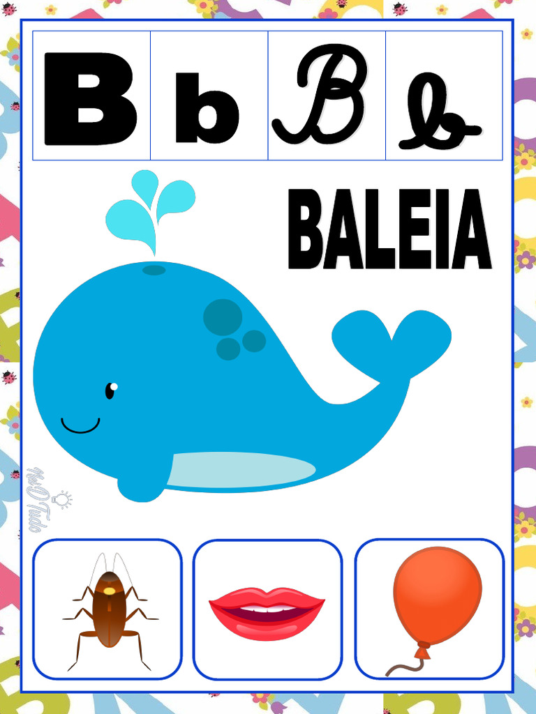 Alfabeto Ilustrado - B | PDF