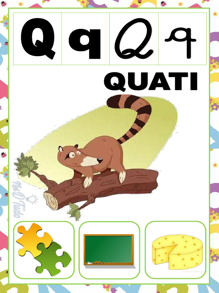 Alfabeto Ilustrado Q | PDF