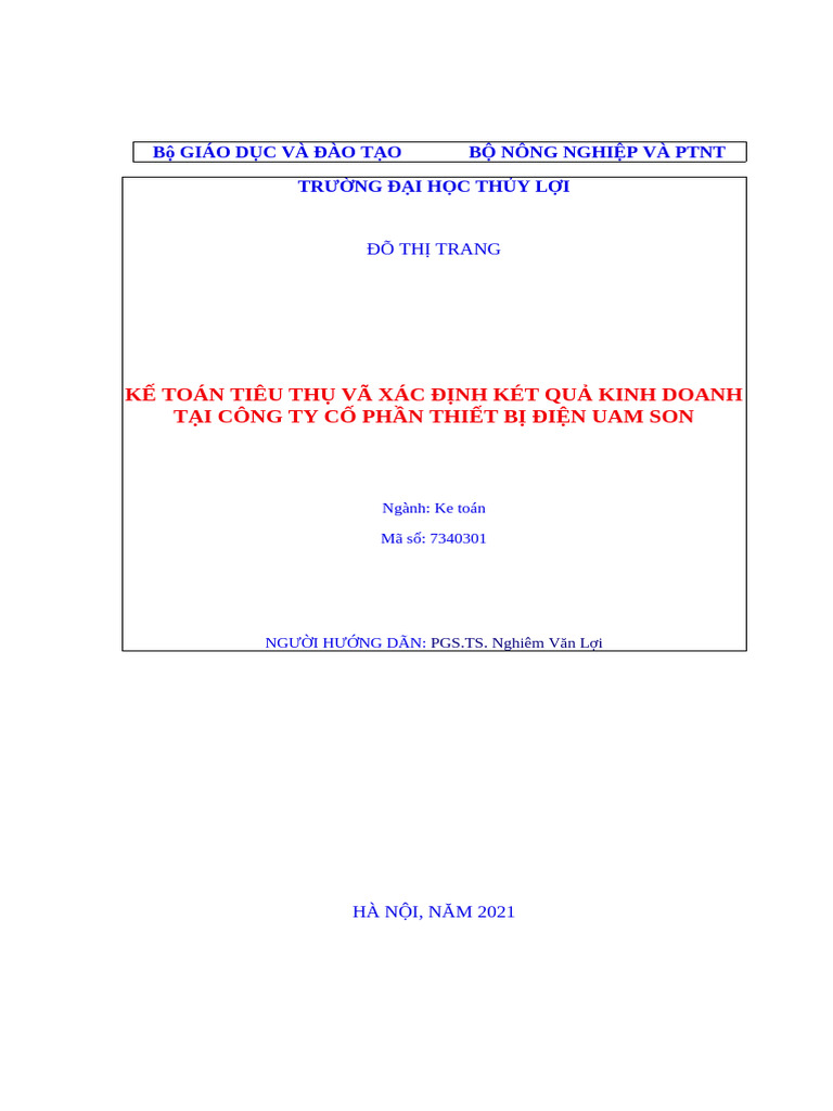 KTBH DoThiTrang | PDF