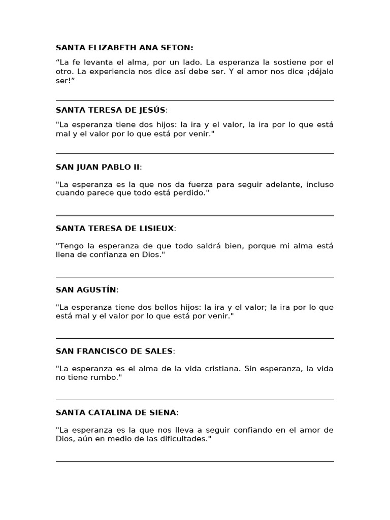 Santa Elizabeth Ana Seton | PDF | Creencia religiosa y doctrina