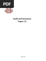 AAT Past Paper | PDF | Going Concern | Audit
