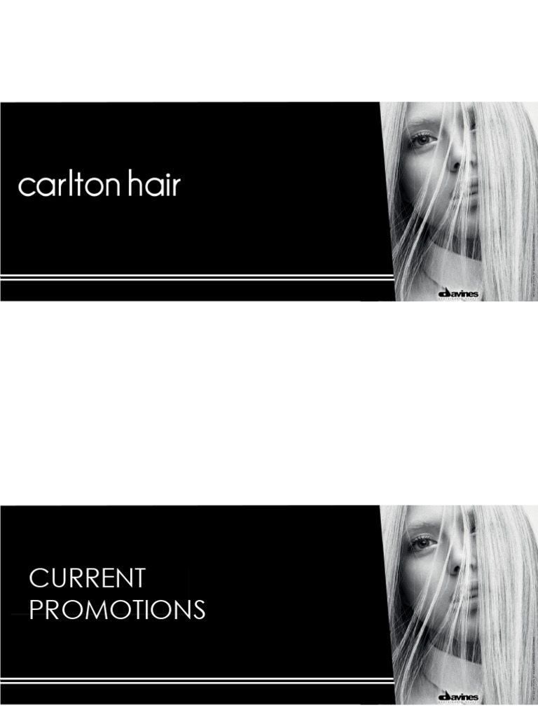 Carlton Hair Promotions & Discounts 2025 | PDF