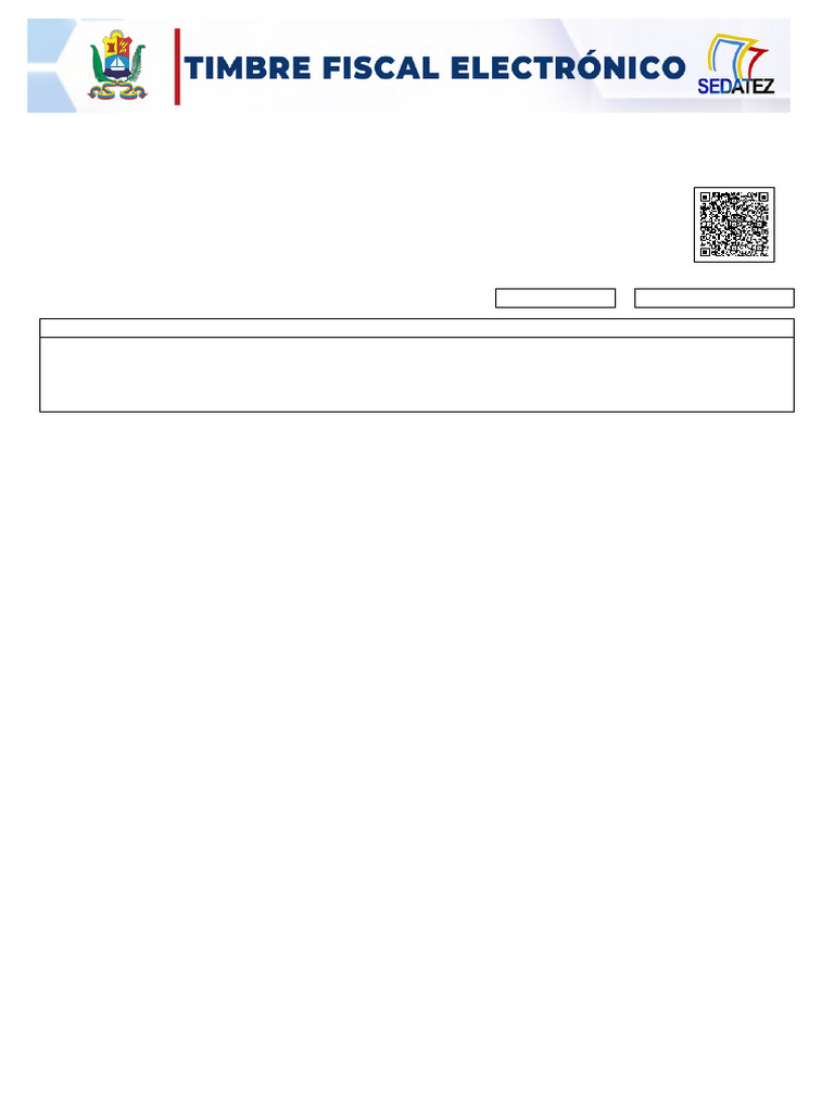Timbre Electrónico Registro Zulia 2024 | PDF