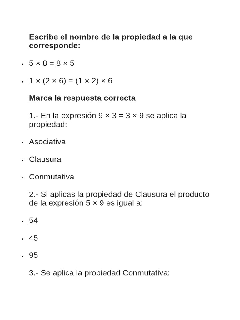 Ejercicios de Propiedades de La Multiplicación - 211109 - 171843 | PDF