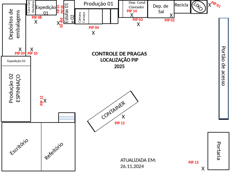 Mapa de Iscas 2025 | PDF