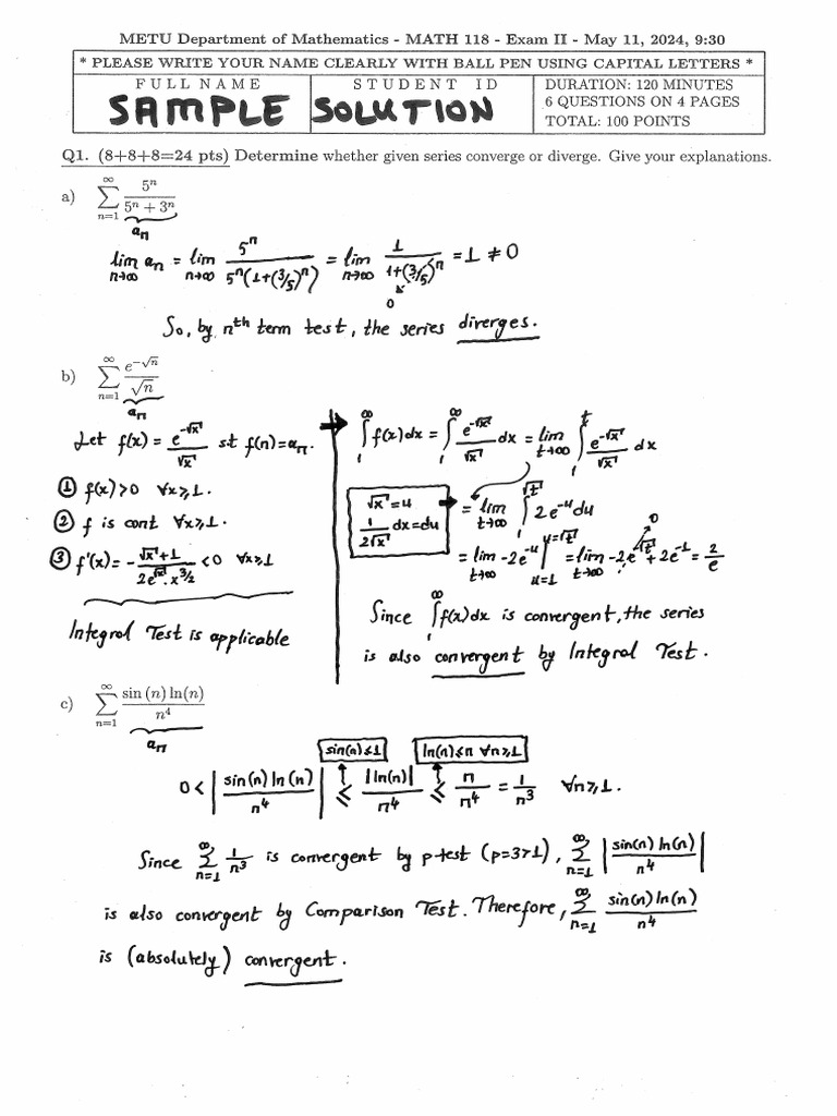 MT-2 Sample Solution | PDF